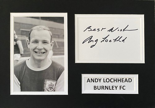 ANDY LOCHHEAD HAND SIGNED A4 PHOTO MOUNT DISPLAY FOOTBALL AUTOGRAPH ...