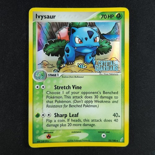 Ivysaur 35/100 Holo - Crystal Guardians - Pokemon Card | eBay