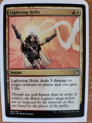 Lightning Helix NM Duel Decks: Speed vs Cunning MTG FREE SHIPPING | eBay