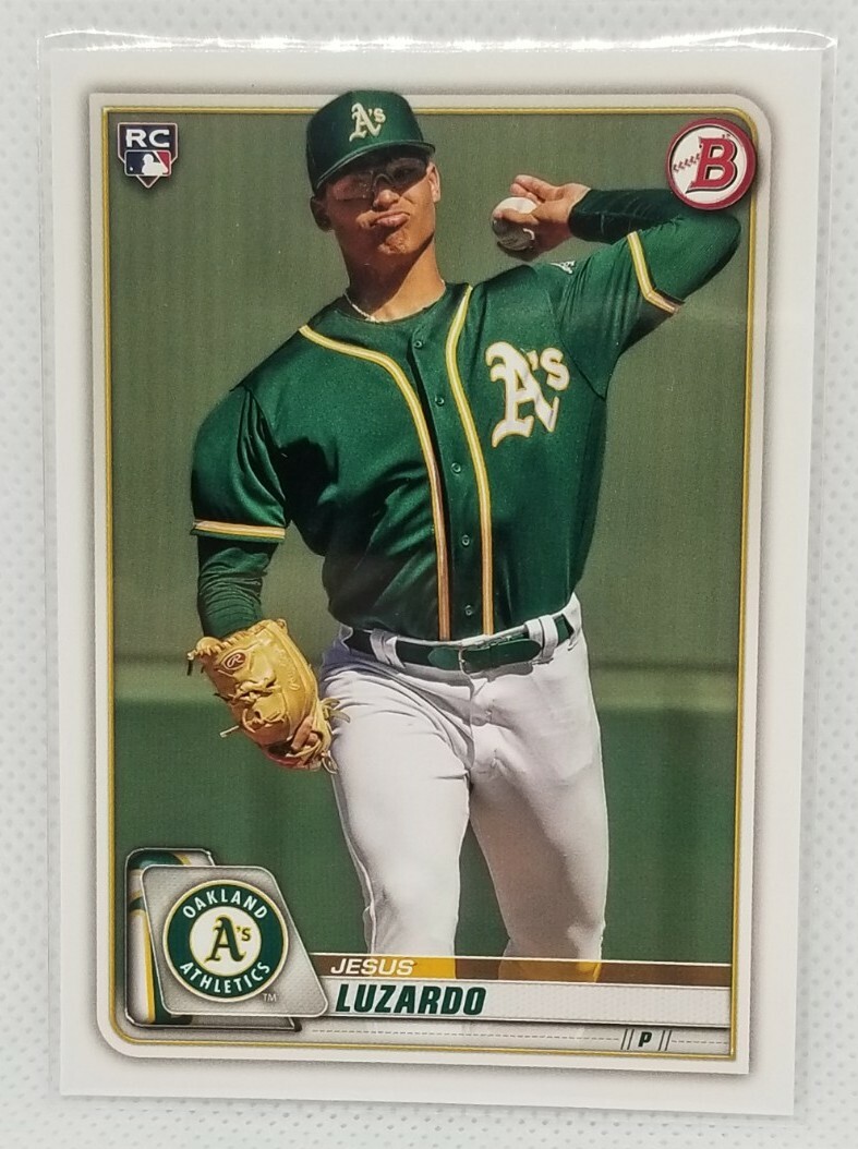 2020 Bowman Jesus Luzardo Oakland Athletics RC Rookie Card #61 | eBay