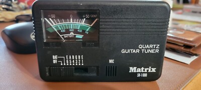 Matrix SR-1000 Quartz Guitar Tuner - Built In 1/4" Mic Input/Output - 9 ...