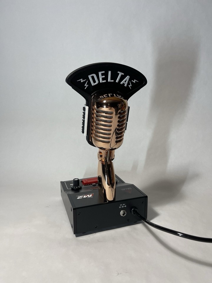 DELTA ELECTRONICS M2 BASE MIC Trim Cover TC1 w/ 4 Custom Side Flags CB ...