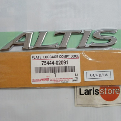 NEW Altis Chrome Toyota Logo Emblem Badge For Toyota Corolla Altis 2005 ...