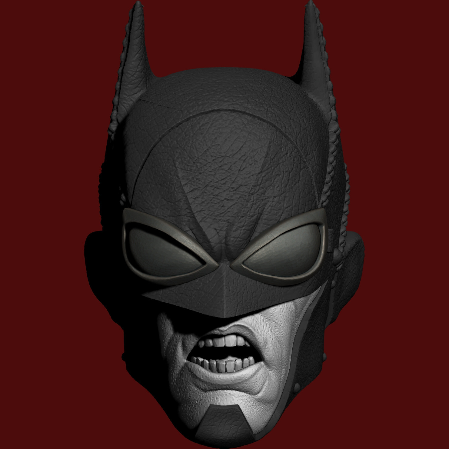 Batman Leatherwing Ver C 1:12 scale custom unpainted Head 6" Action ...