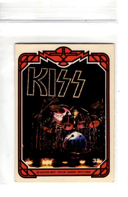 KISS COLLECTOR CARD PUZZLE PIECE #32 1978 DONRUSS AND AUCOIN MGT | eBay
