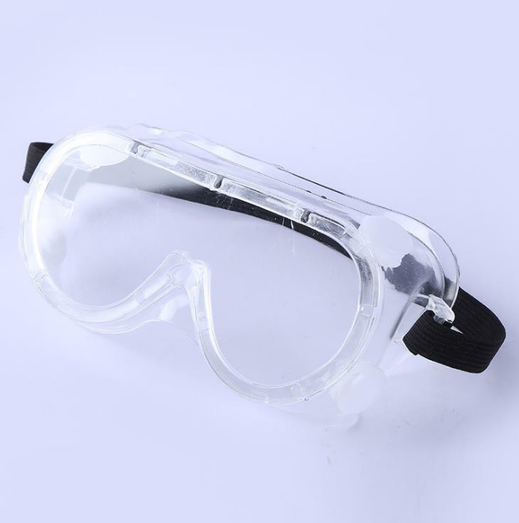 2 X Safety Hazmat Goggles Clear Anti-Fog Chemical protection Splash ...