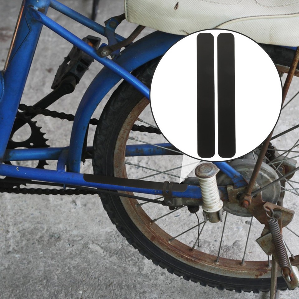 2 Pcs Mountain Bike Frame Stickers Silicone Anti Protective Chain Stay ...