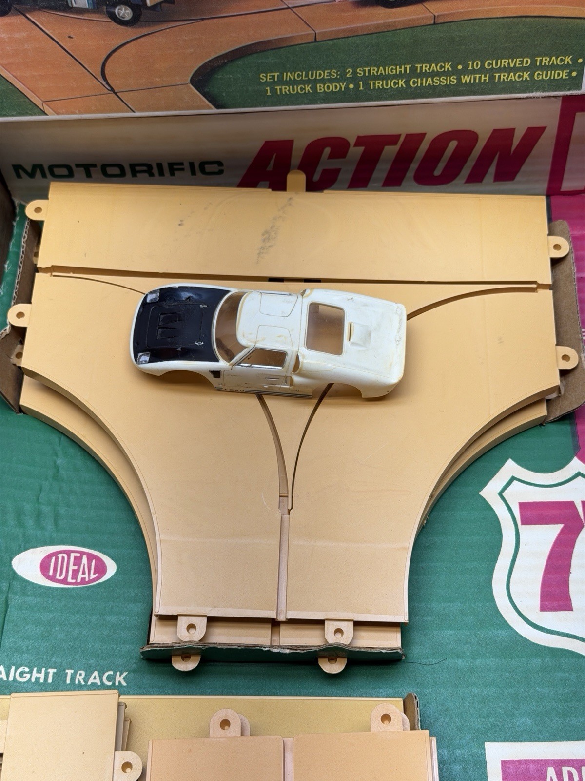 Ideal Motorific Action Highway 77 Complete Track Set In Original Box ...