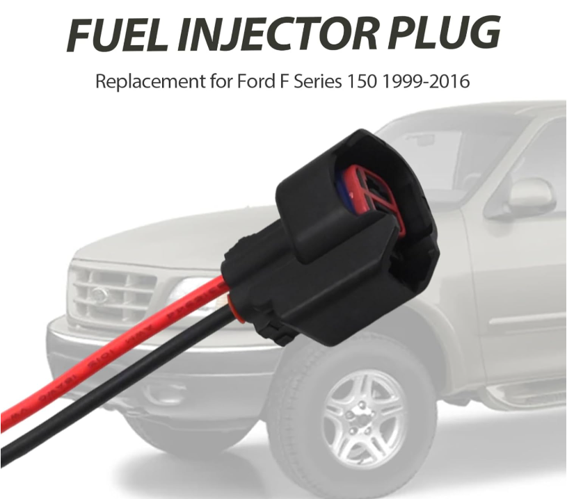 8 Pack Fuel Injector Kits Pigtail Connector Replacement for Ford F ...