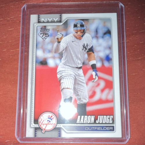 Topps 2026 Series 1 Aaron Judge #1 Base Set New York Yankees MLB Card ...