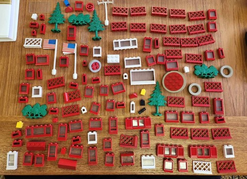 Vintage 70s / 80s LEGO Assorted Blocks, Pieces, Accessories, Bricks ...