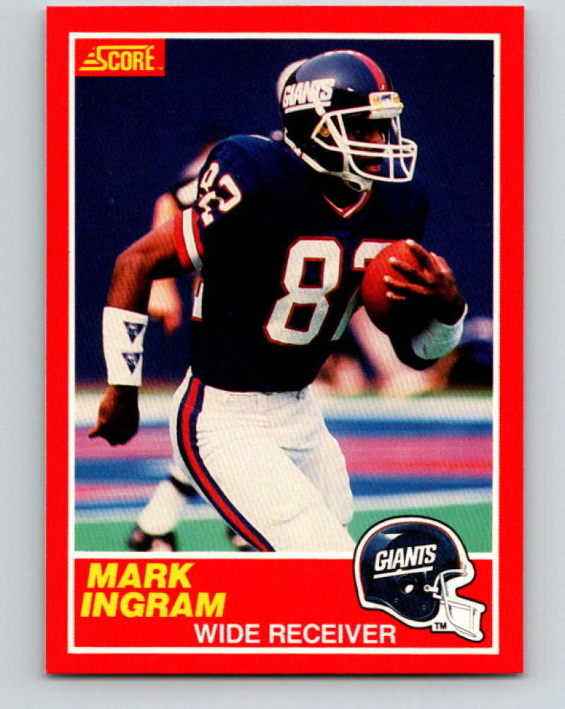 1989 Score #204 Mark Ingram NY Giants NM-MT (RC - Rookie Card) | eBay