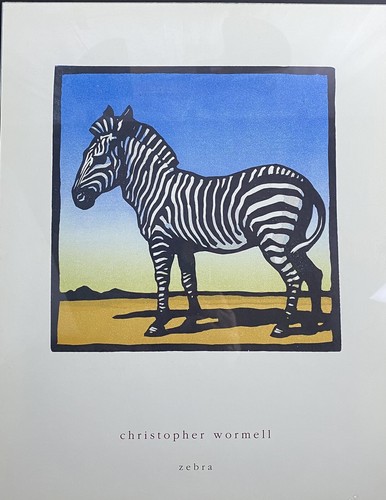 Zebra Christopher Wormell art print 11 X 14 | eBay