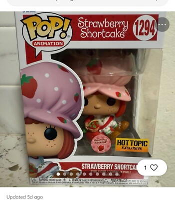 Funko Pop! Vinyl: Strawberry Shortcake (Scented) #1294 Hot Topic ...