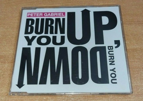 PETER GABRIEL Burn you up burn you down GENESIS RAREST UK EURO PROMO CD ...