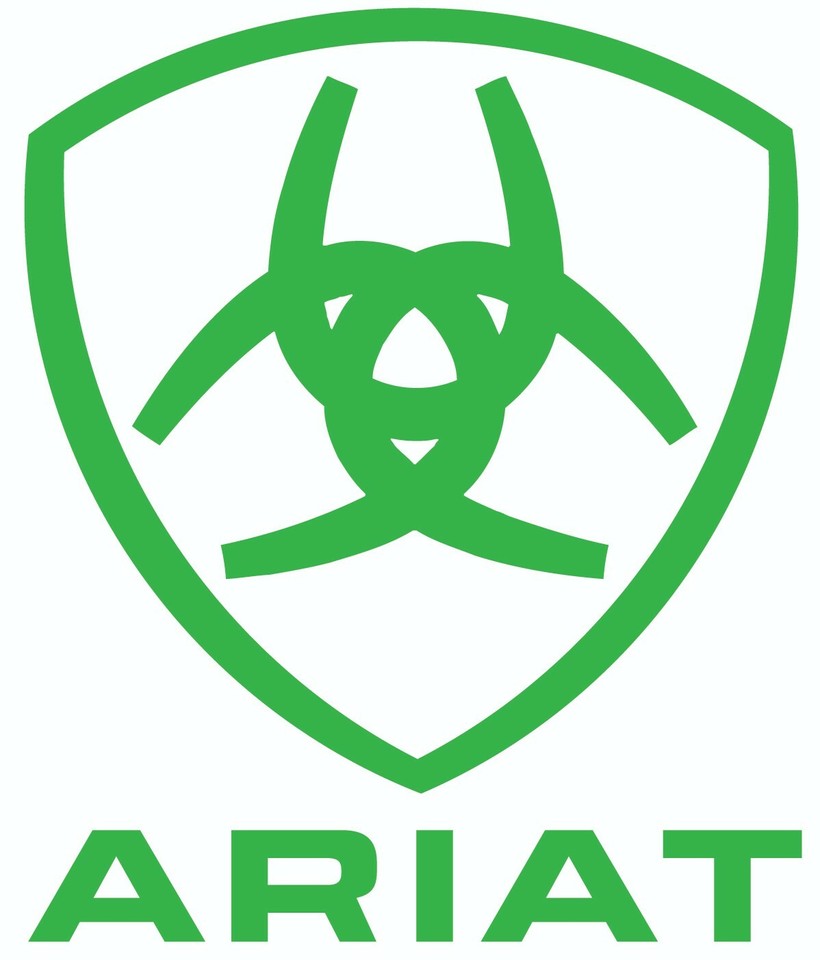 ARIAT 2 DECALS Stickers Logo Car Truck Window Bumper Laptop Pro 5.5 ...
