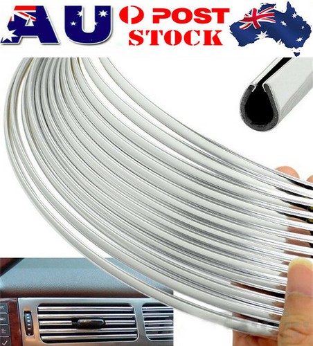 12m Car Moulding U Style Trim Strips Door Tailgate Edge Protector ...
