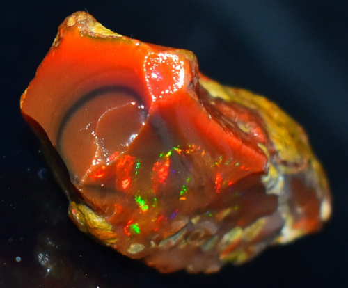 Opale de feu multi brute 99,00 carats opale naturelle éthiopienne opale ...