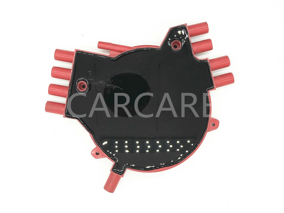 Red Distributor Cap Fit GM 5.7 V8 350 LT1 Optispark 1995-1997 1104032 ...