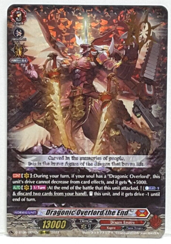 Bushiroad Cardfight Vanguard Dragonic Seigneur The Fin D-BT05/001EN ...