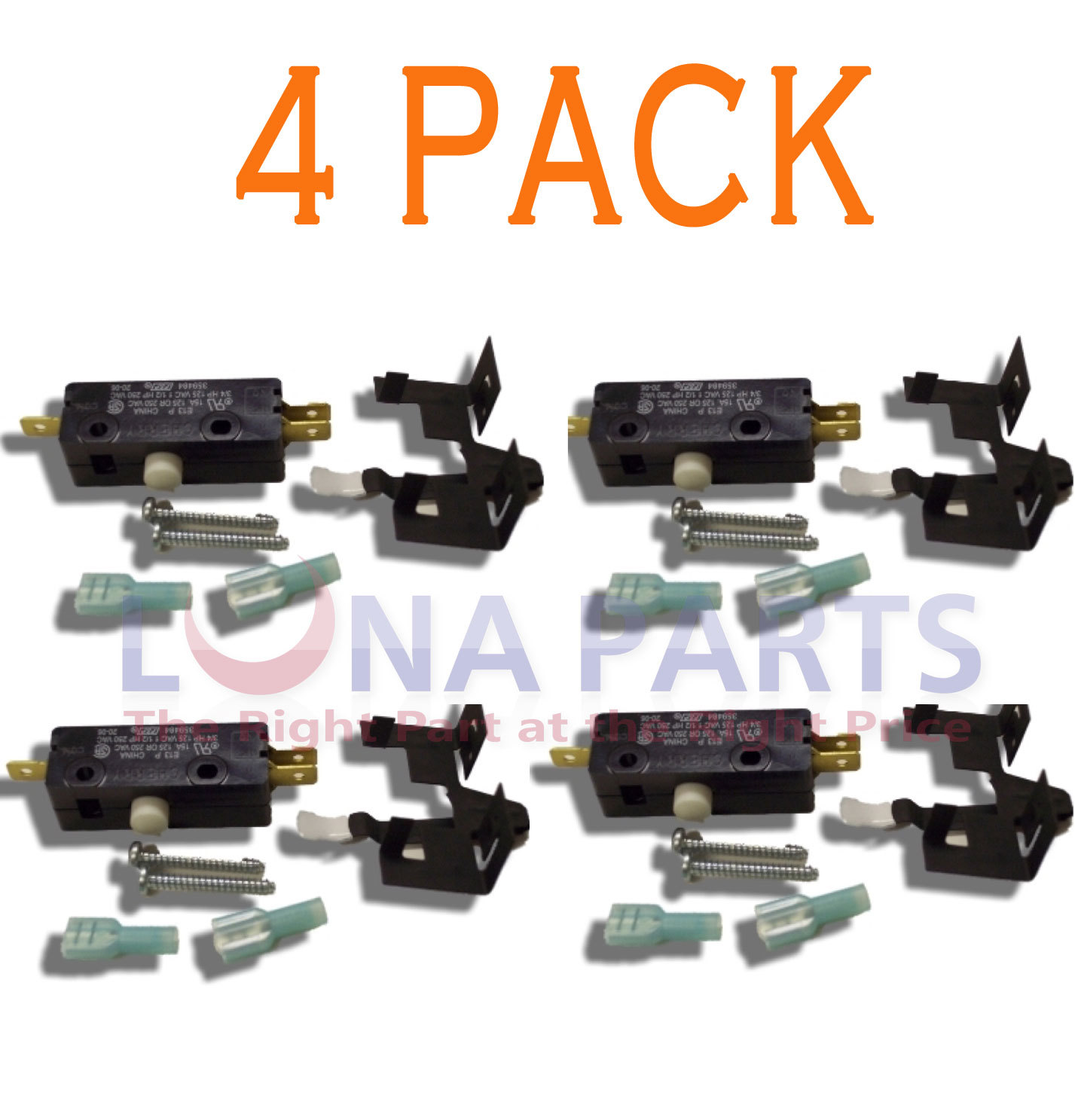 (4 PACK) W10820036 279347 Door Switch Kit PS11723153 AP5985146 | eBay