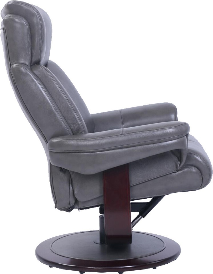 Barcalounger Brynn 15 3287 Pedestal Recliner Chair and Ottoman - Grey ...