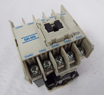 MITSUBISHI SR-N5 CONTACTOR RELAY 6AMP 110V | eBay