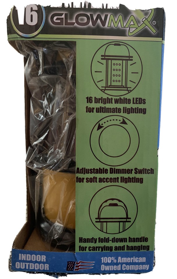 GLOWMAX indoor / outdoor 16 LEDs utility lantern NEW, 100,000 Hour Life ...