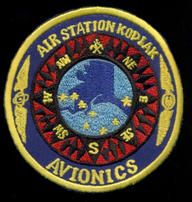 USCG Coast Guard Air Station Kodiak Avionics Patch AA-2 | eBay