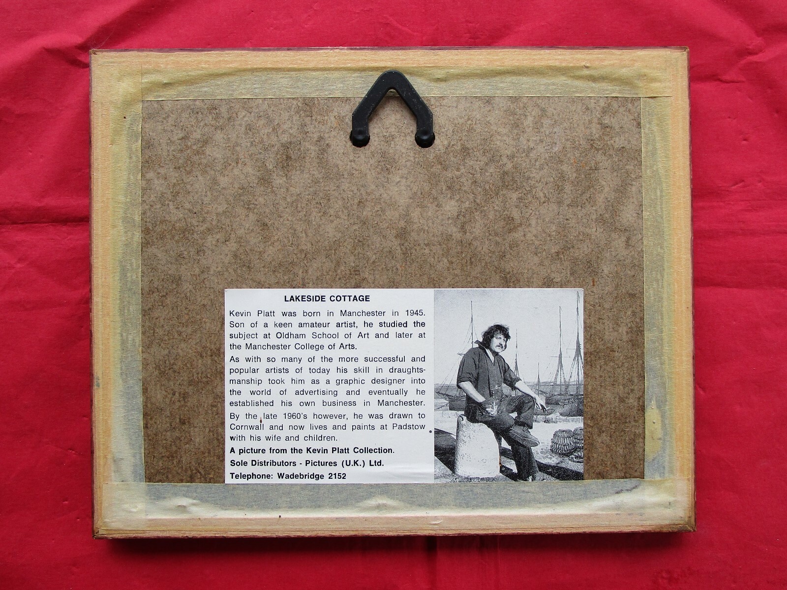 High Quality Framed Print Lakeside Cottage by Kevin Platt, signed by ...