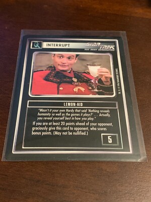 Star Trek CCG Q Continuum Lemon-Aid | eBay