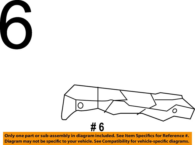 Subaru OEM 2015 WRX Front Bumper-retaining Bracket Left 57707VA030 for ...