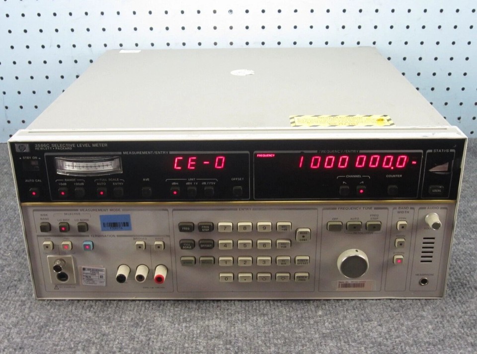 HP Agilent Keysight 3586C Selective Level Meter 50Hz to 325 MHz G2U | eBay