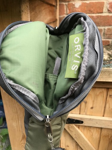 ORVIS ROD WITH REEL CASE. FOR 9' 2 Piece rod Line, Reel, Cast & Fly ...