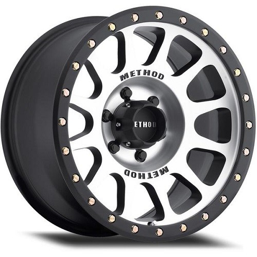 17x8.5 Method MR305 NV Machined/Black Street Loc Wheels 6x135 (0mm) Set ...