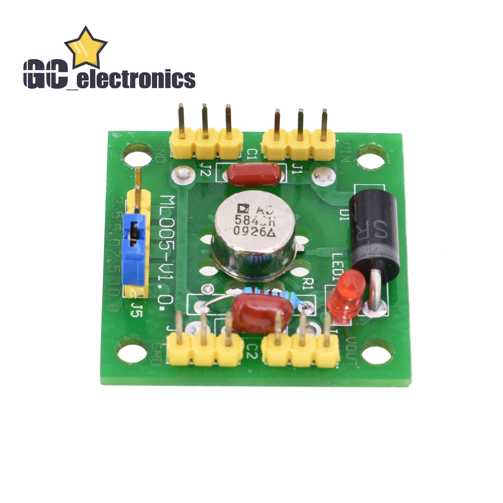 AD584 High Precision Voltage Reference Module 4 Channel 2.5V/7.5V/5V ...