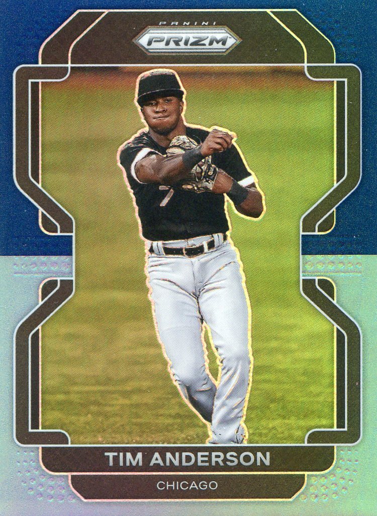 2022 Panini Prizm TIM ANDERSON TIER II #203 NAVY CAROLINA BLUE Prizm ...