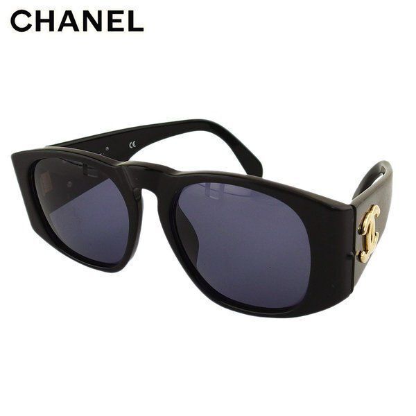 Chanel Black Gold Rank 6 Ladies Sunglasses Glasses Chanel Black Gold Rank 6 Ladies Sunglasses Glasses
