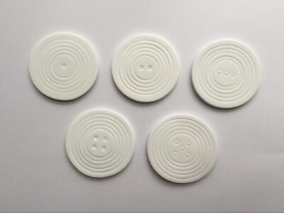 100 Adjustable Coins Capsule Case Foam Gasket Insert Mats White Rings ...