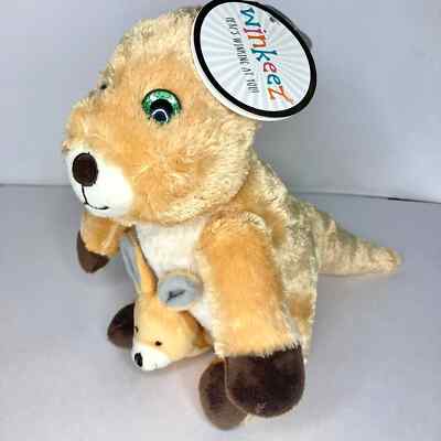 Winkeez Kara Kangaroo Mother Joey 10" Plush Stuffed Animal Toy Soft MVP ...