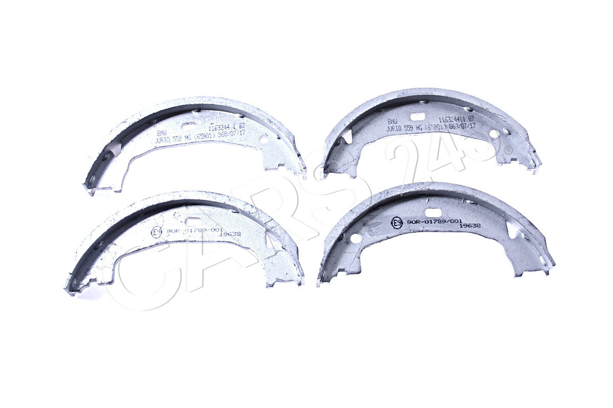 Genuine BMW E46 E81 E82 Parking Brake Shoe 4 pcs Repair Kit OEM ...