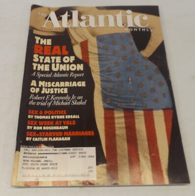 The Atlantic Monthly Magazine 2003 January/February Sex & Politics ...