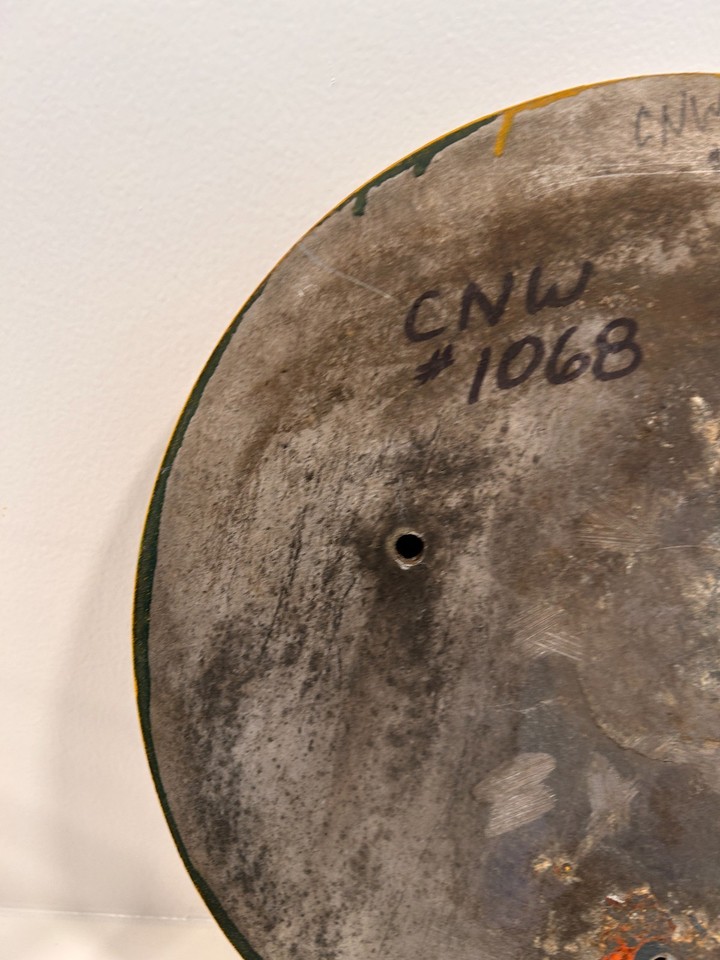 Rare Fairbanks-Morse CNW#1068 Builder’s Plaque – 13.75″ Alum. Railroad ...