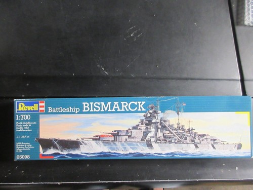 REVELL GERMANY 1/700 BISMARCK GERMAN BATTLESHIP #05098 factory sealed ...