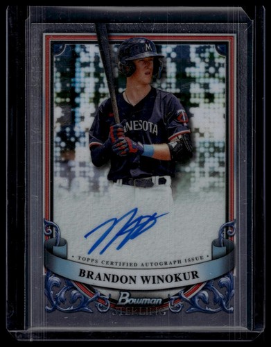 2024 Bowman Sterling #PA-BWI Brandon Winokur Prospect Autographs ...