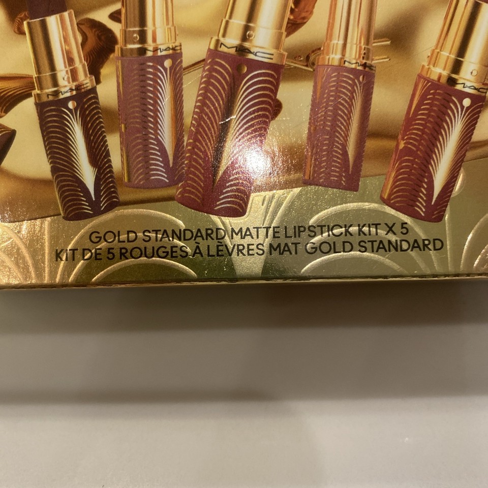 MAC Gold Standard Matte Lipstick Kit x 5 $125 Value | eBay