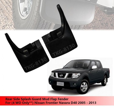 Rear Side Splash Guard Mud Flap For (4WD) Nissan Frontier Navara D40 ...