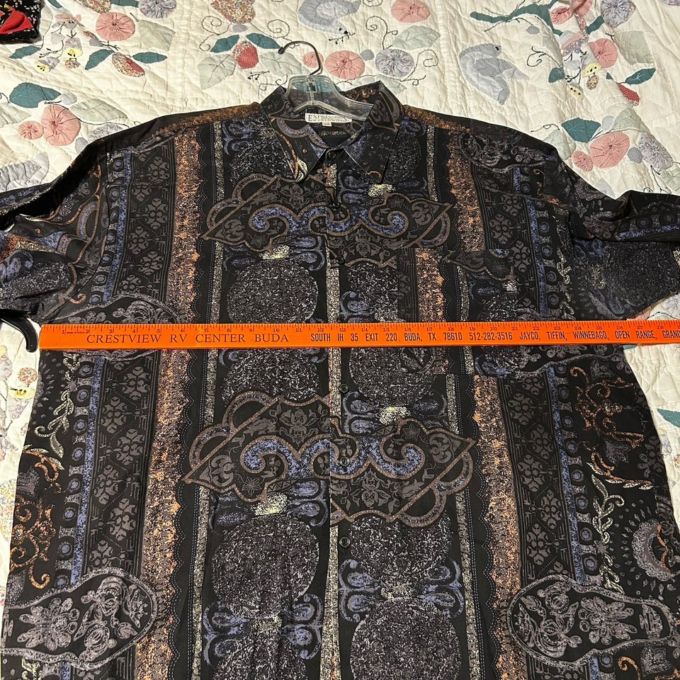 VTG Lot Of 2 Expressions Worldwide Men’s 2XL Abstract Geometric Artwear ...