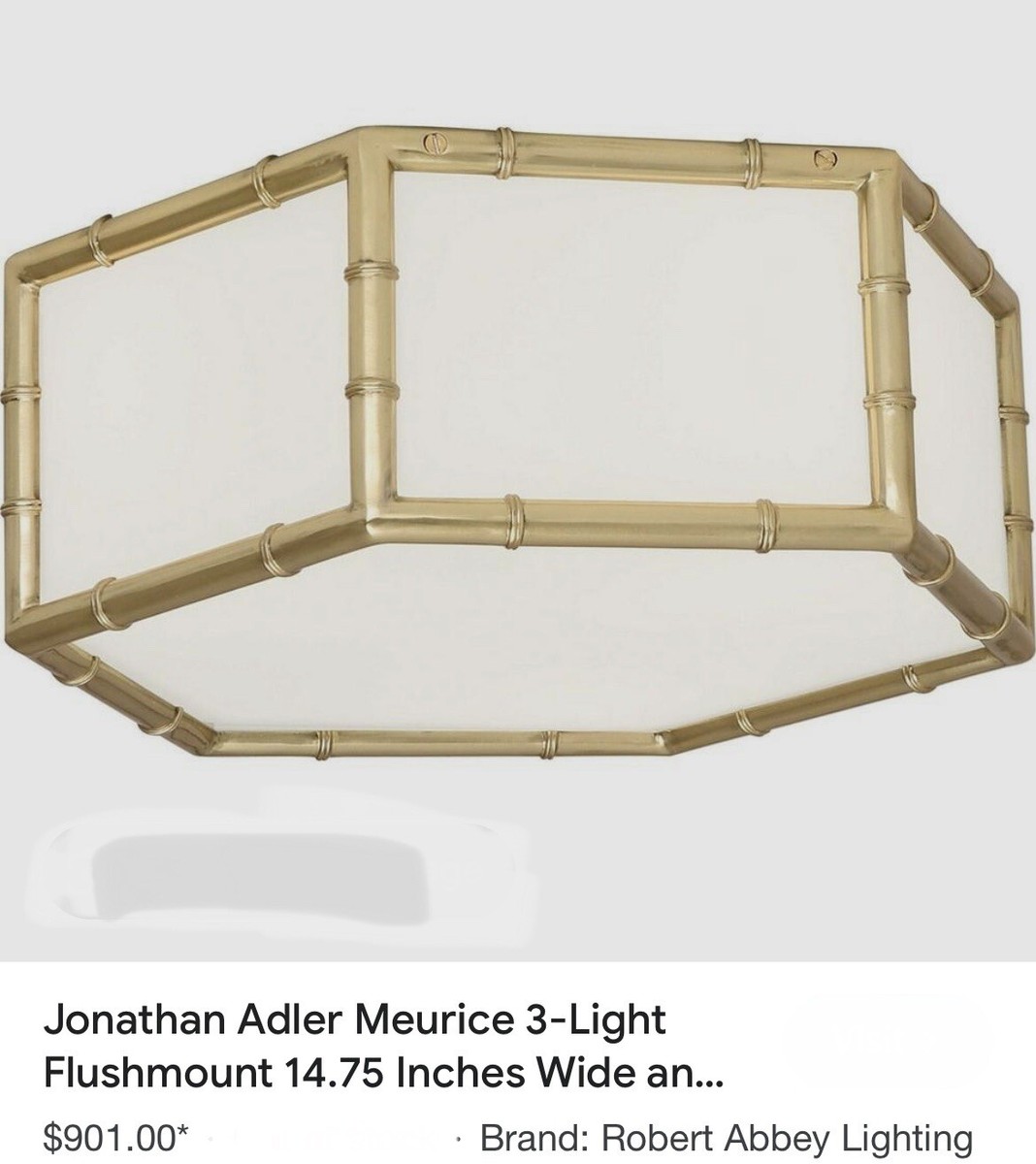 Robert Abbey Flush Mount Lighting Robert Abbey Bling Flushmount