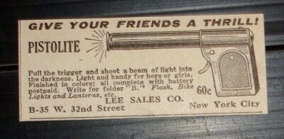 1932 Pistolite Advertisement Lee Sales Co. New York City | eBay